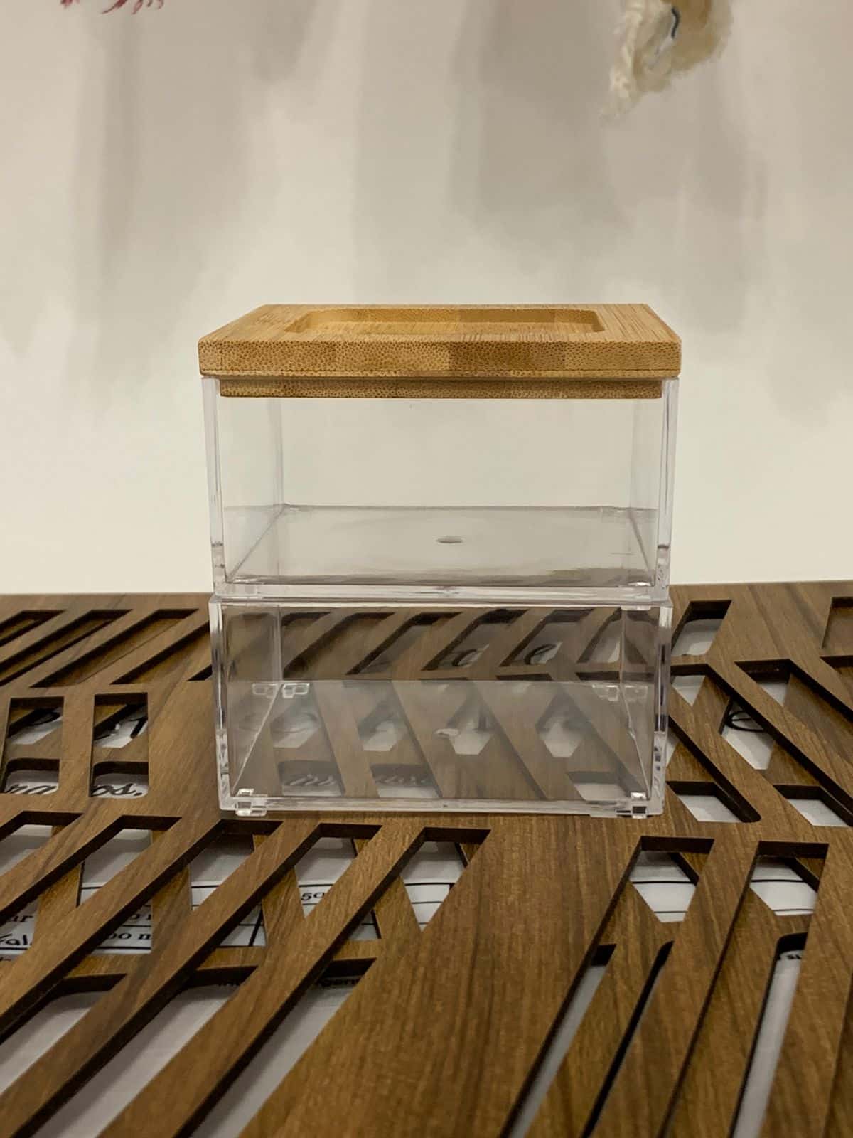 CAJA ACRIL. APILABLE X2 T/BAMBU - Cabrini Home & Lifestyle